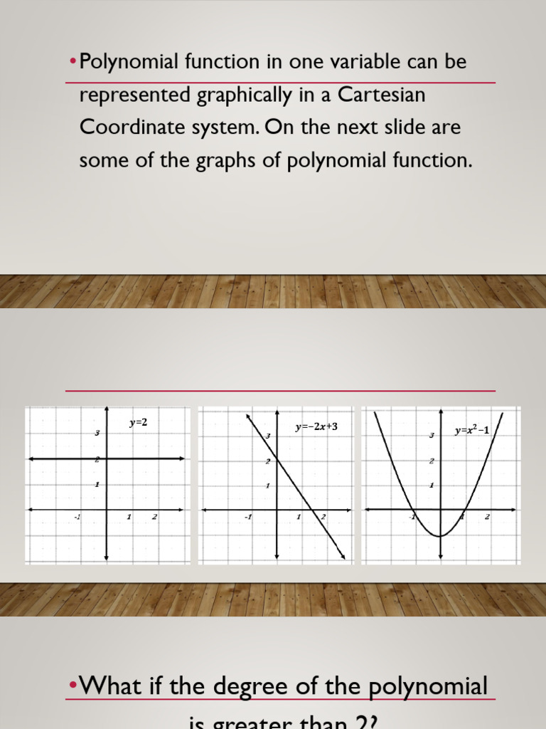 Characteristics of Polynomial Function | PDF | Function (Mathematics ...