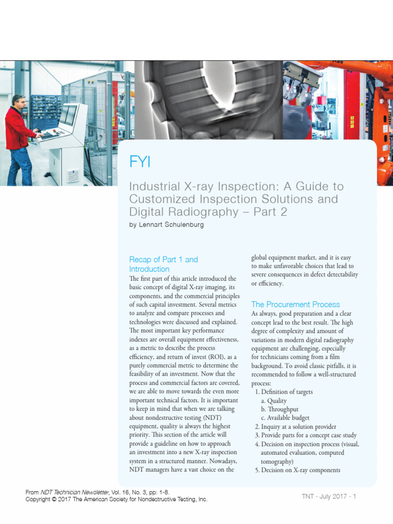 IndustrialXrayInspectionAGuidetoCustomizedInspectionSolutionsandDigital ...