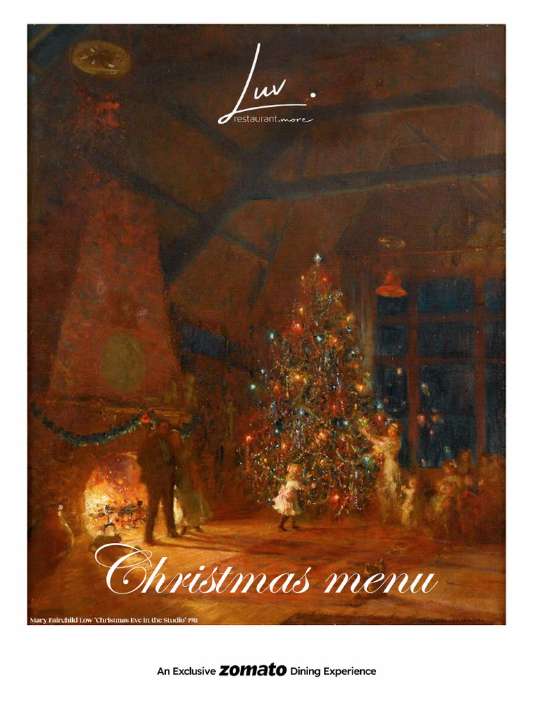Christmas Menu Zomato | PDF