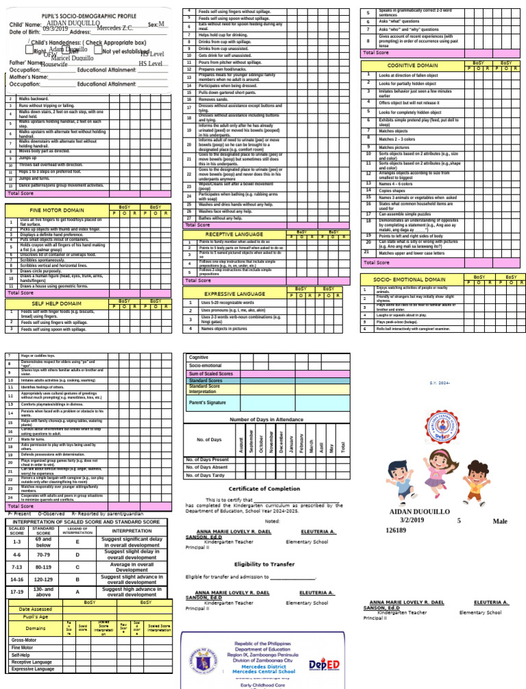 ECCD-2024-2025 (BOSY and Eosy) | PDF | Linguistics