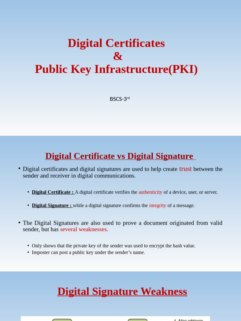Digital Certificates | PDF | Public Key Certificate | Public Key ...