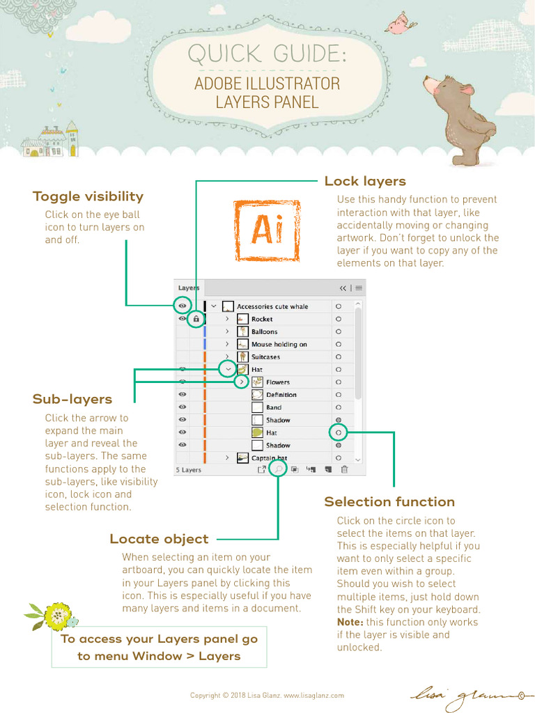 Quick Guide-Layers Panel AI | PDF