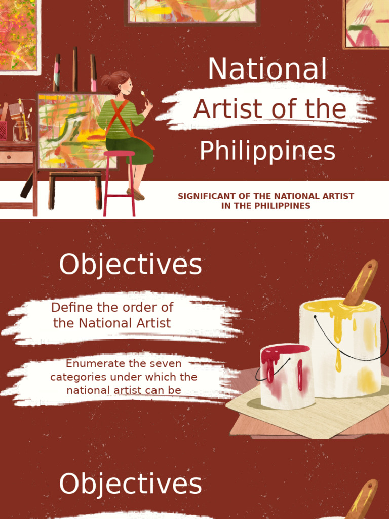 Week 3 Significance of The National Artist | PDF | Philippines | The Arts