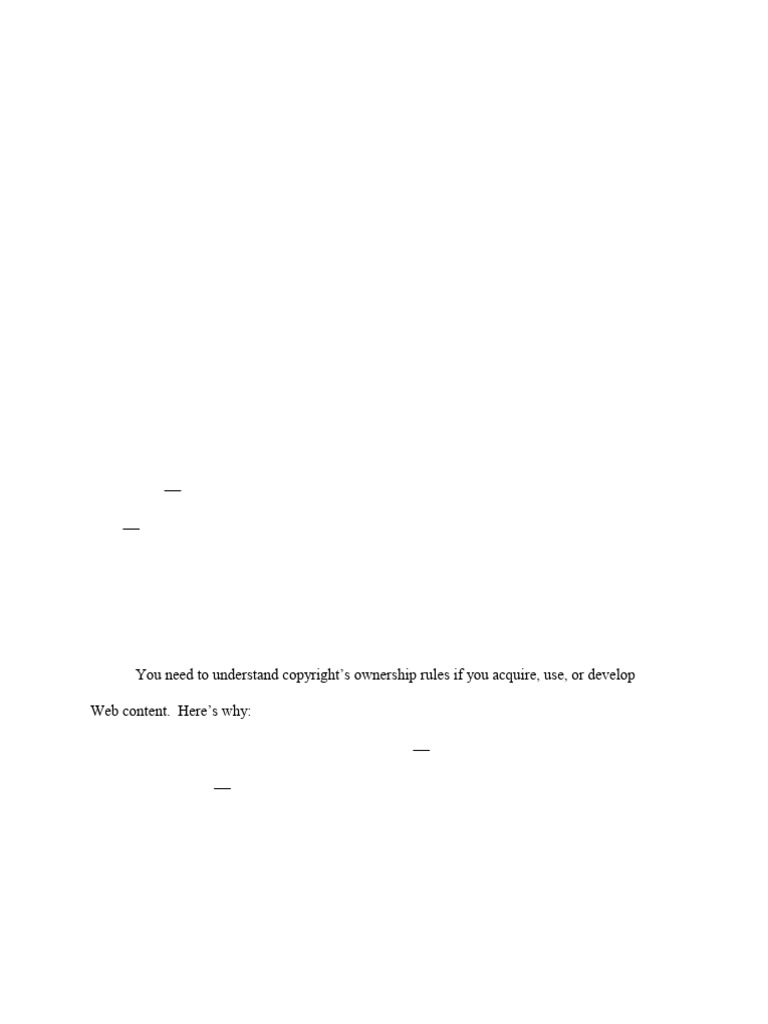Copyright Ownership Chapter Three | PDF | License | Patent