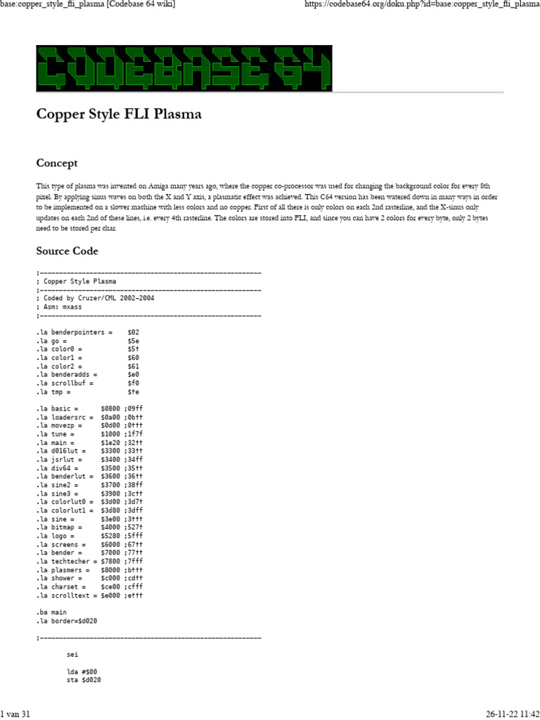 Copper Style FLI Plasma Code | PDF | Computing