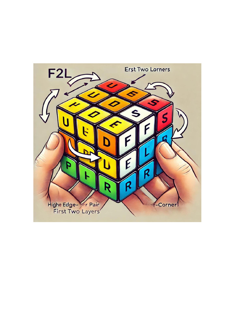 Método F2L para Cubo de Rubik | PDF