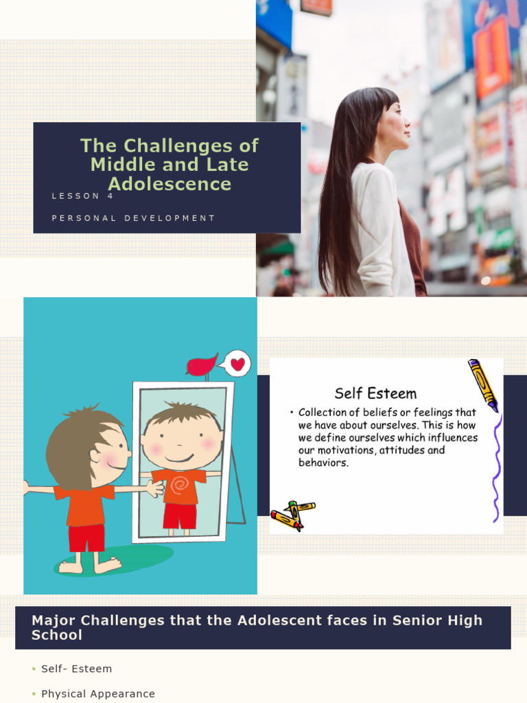 Lesson 4 The Challenges of Middle and Late Adolescence | PDF | Psychoanalysis | Behavioural Sciences