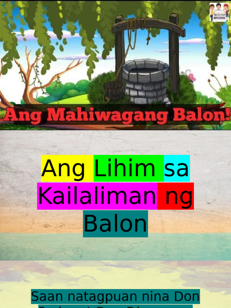 Grade 7 (Ang Lihim Sa Kailaliman NG Balon) | PDF
