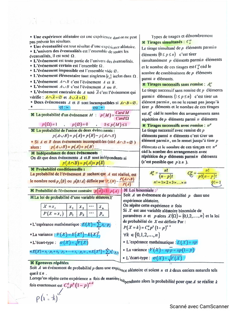 Resum Proba by Oum | PDF