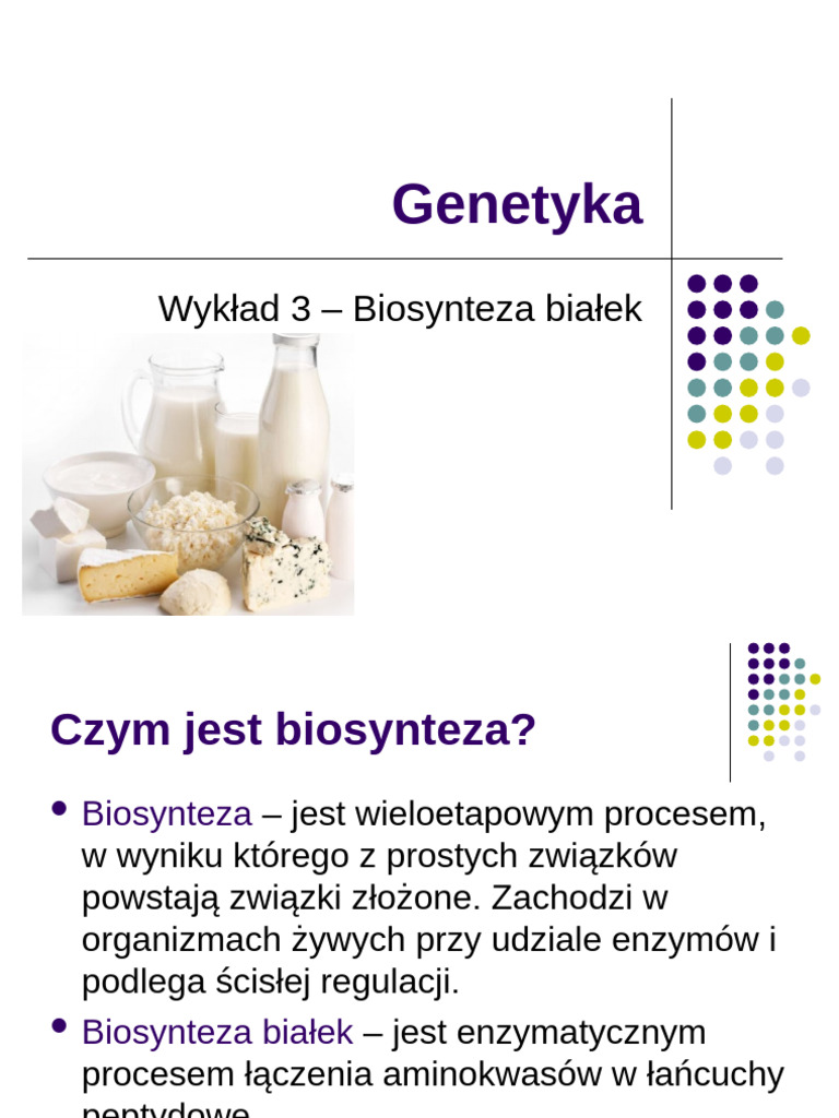 Genetyka W3 | PDF