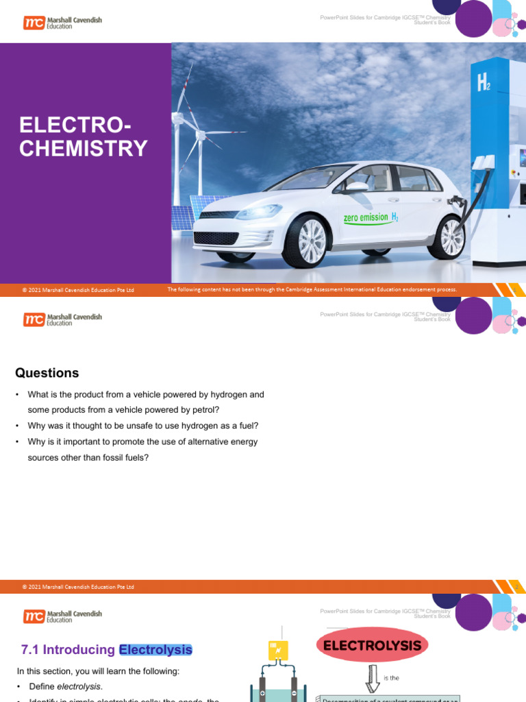 MCE IGCSE Chemistry PPT C07 | PDF | Ion | Sodium