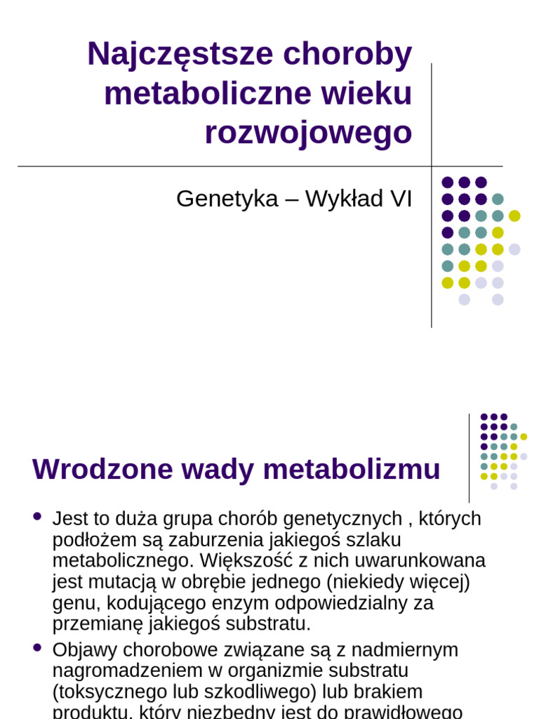 Genetyka W6 | PDF