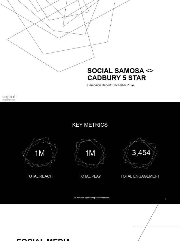 Social Samosa X Cadbury 5 Star | PDF