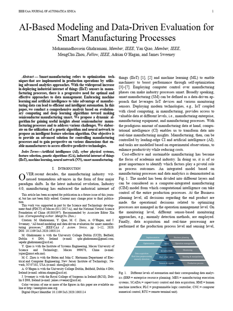 JAS.2020.1003114 - Main Reference Paper | PDF | Machine Learning ...