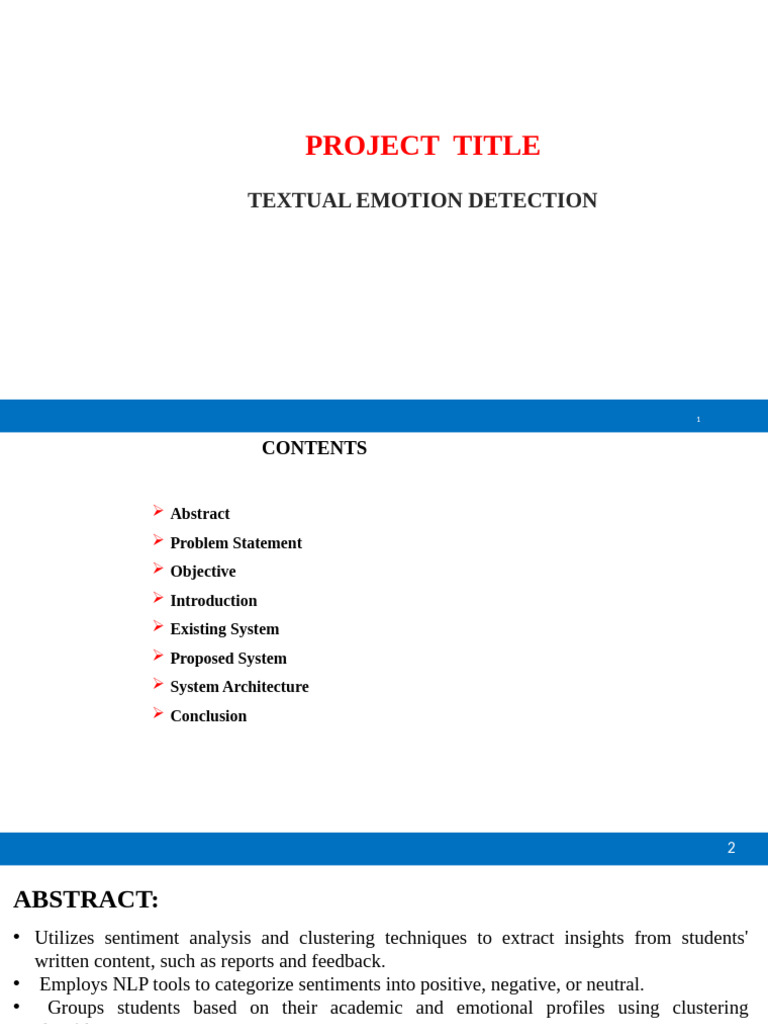Textual Emotion Detection | PDF | Usability | Learning