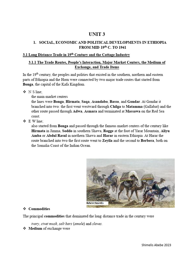 SST Gr. 10 UNIT 3 History Note 2016-1 | PDF | Ethiopia
