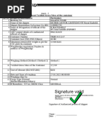 VGM Declaration Form Template | PDF
