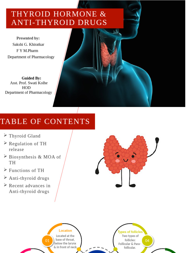 Thyroid Hormone & Anti-Thyroid Drugs | PDF | Thyroid | Hyperthyroidism