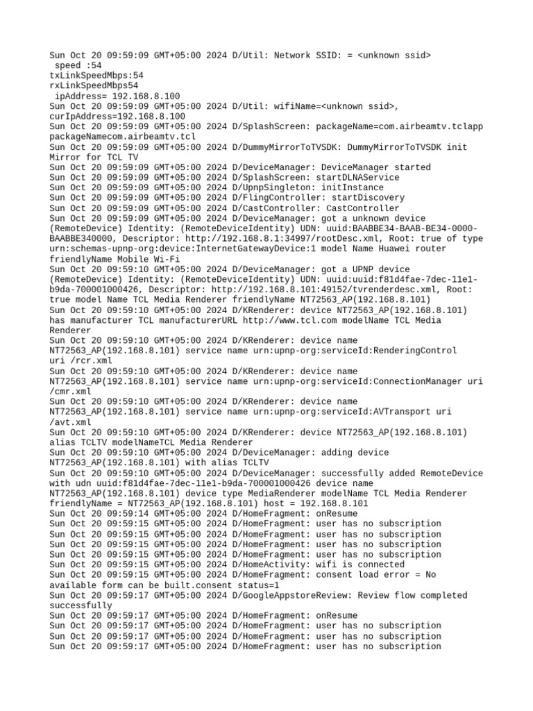ourlog_9288 | PDF | Computer Networking | Telecommunications