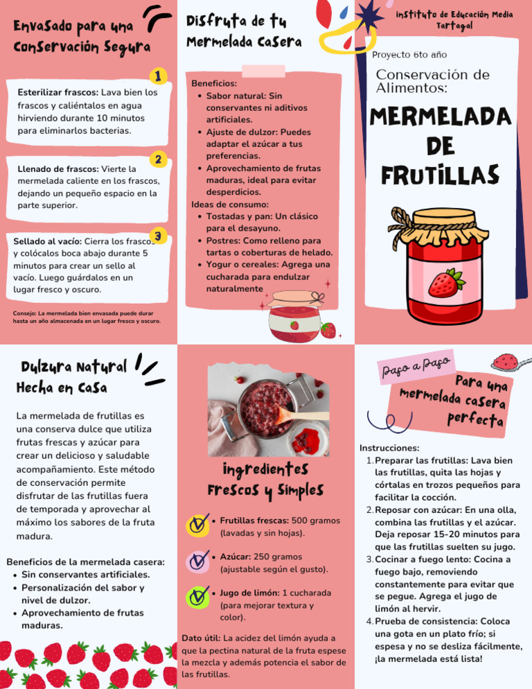 Mermeladas | PDF | Cocinando | fresa