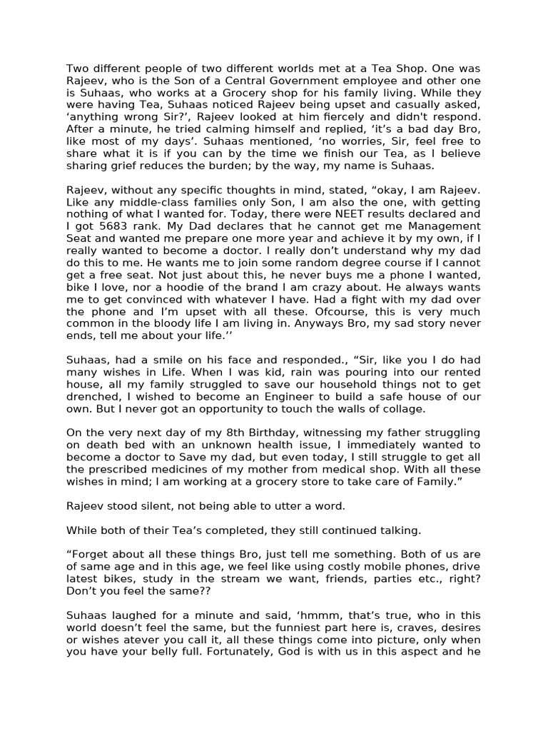 CBSE Story Writing Competition | PDF