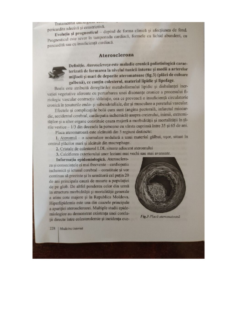 Ateroscleroza Angina pectorala | PDF