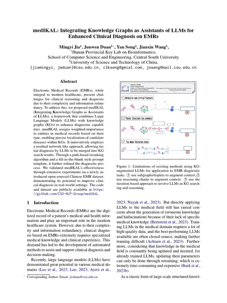 LLM and KG | PDF | Respiratory Diseases | Electronic Health Record