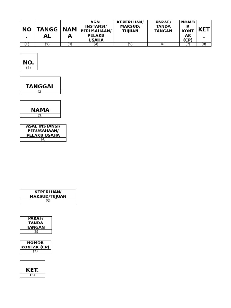 Nameplate Buku Tamu | PDF