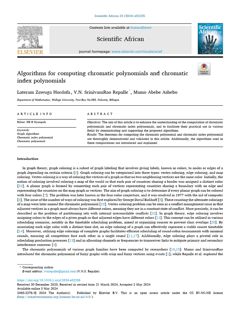 Latera Paper | PDF | Vertex (Graph Theory) | Graph Theory