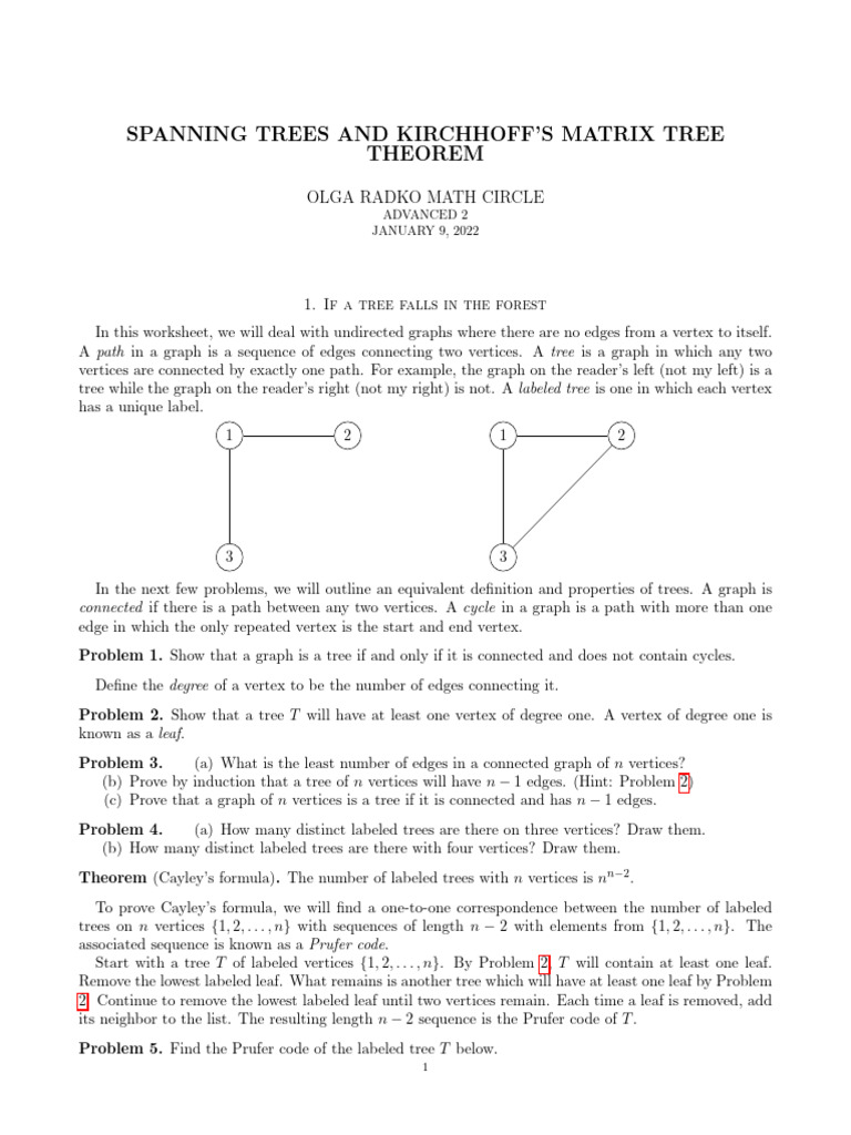 Handout-3271-2843 (1) | PDF | Vertex (Graph Theory) | Matrix (Mathematics)