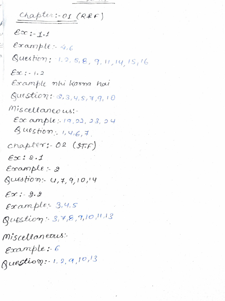 Maths Important | PDF
