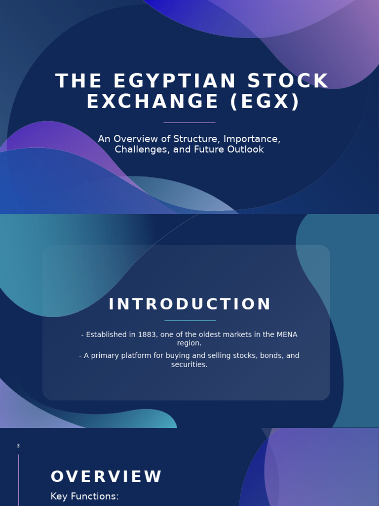 The Egyptian Stock Exchange (EGX) | PDF | Egypt | Economies