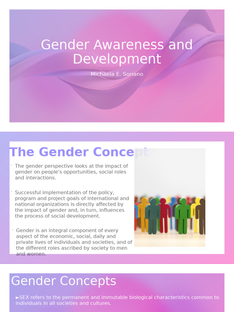 Gender Awareness and Development | PDF | Gender | Gender Studies