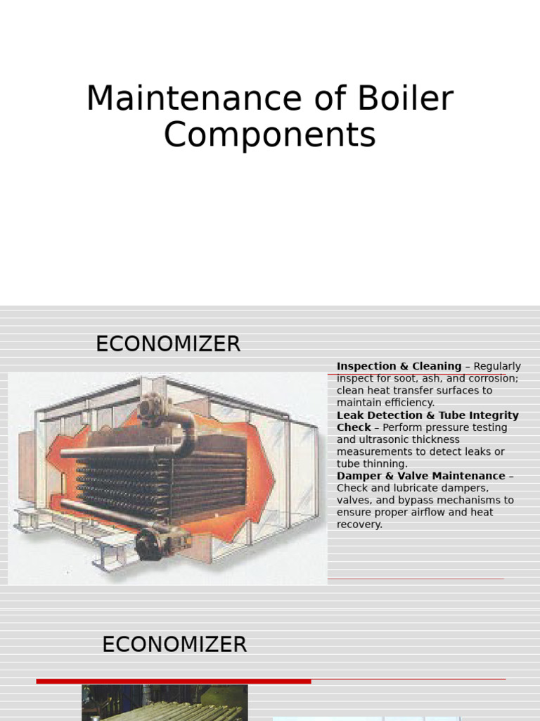 Boiler Maintenance: Key Component Care | PDF | Leak | Boiler