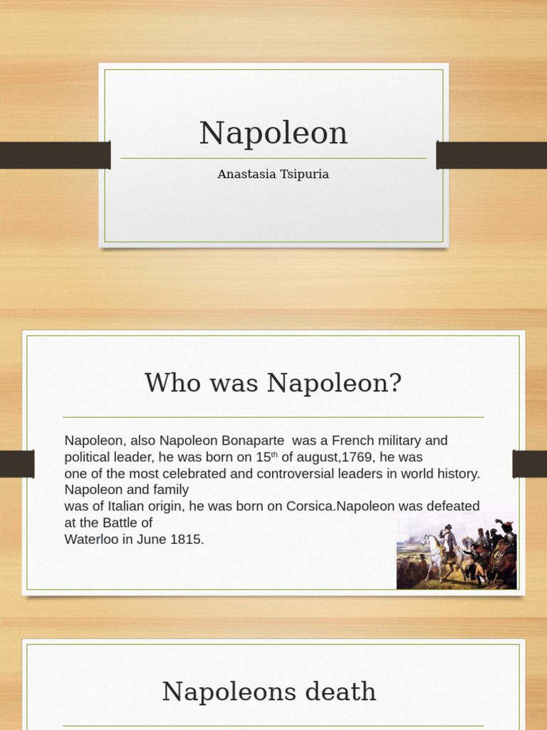 Napoleon Bonaparte: Life and Facts | PDF