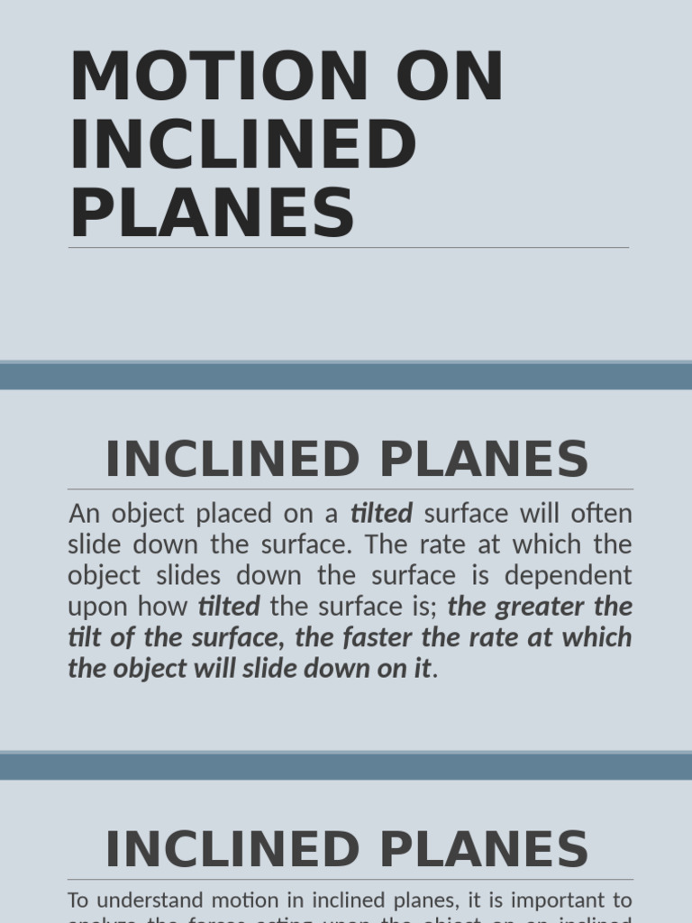 Forces on Inclined Planes Explained | PDF | Force | Classical Mechanics