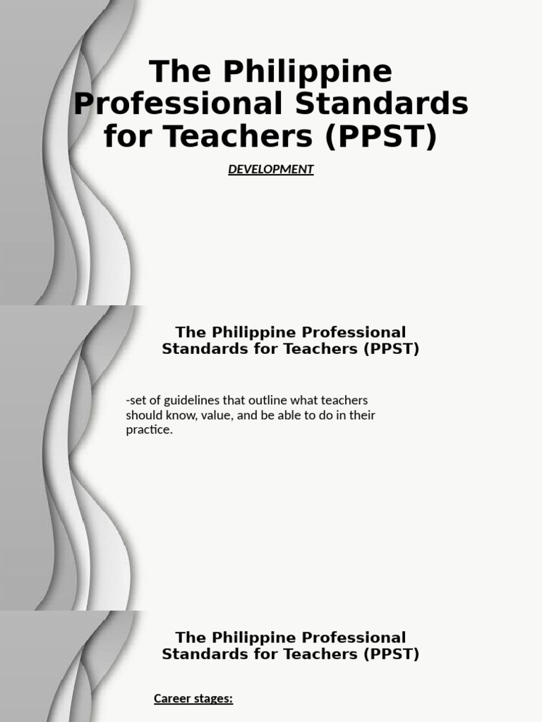 The Philippine Professional Standards For Teachers | PDF