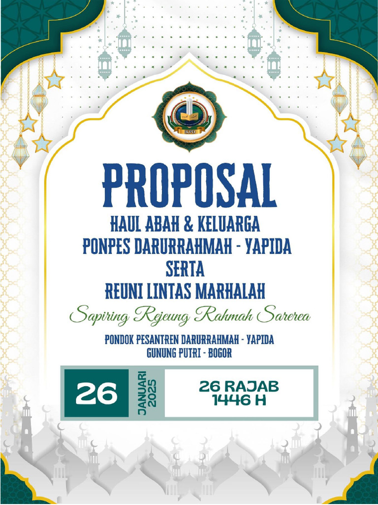 PROPOSAL HAUL IKPD 2025 | PDF