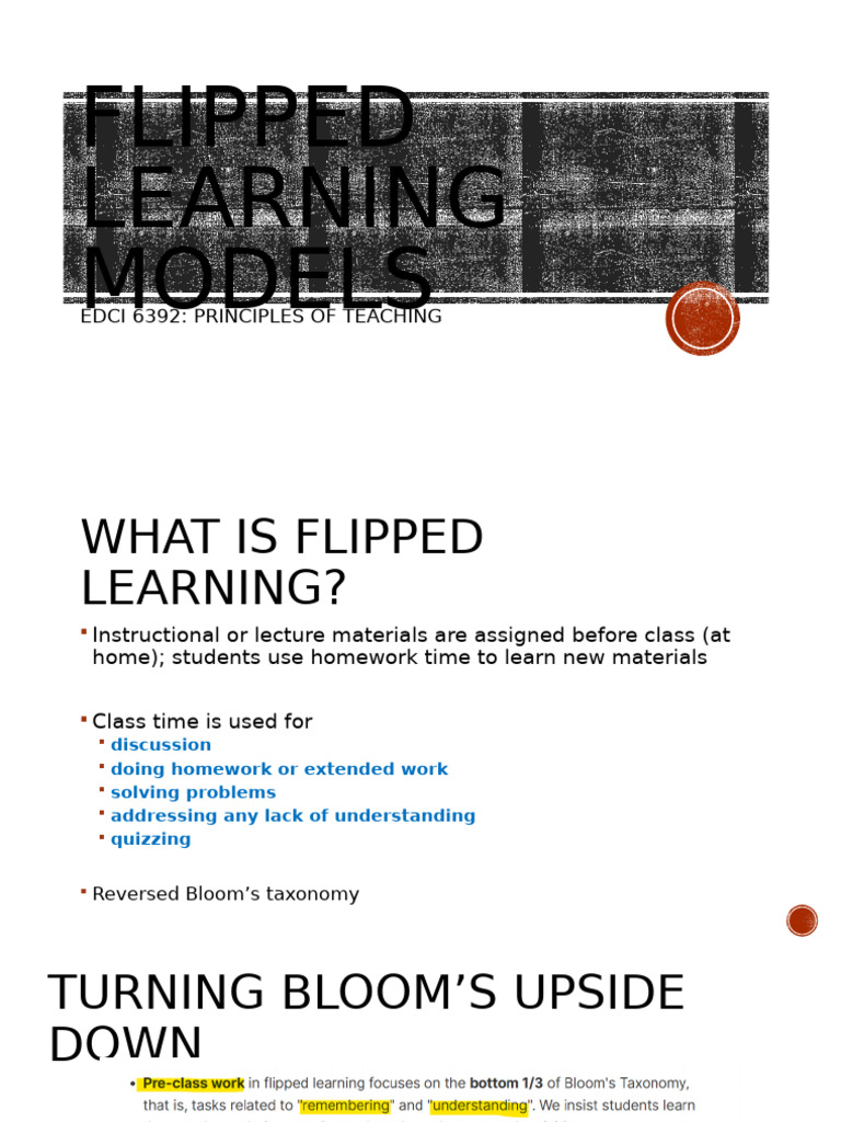 5 Flipped Learning Models | PDF | Learning