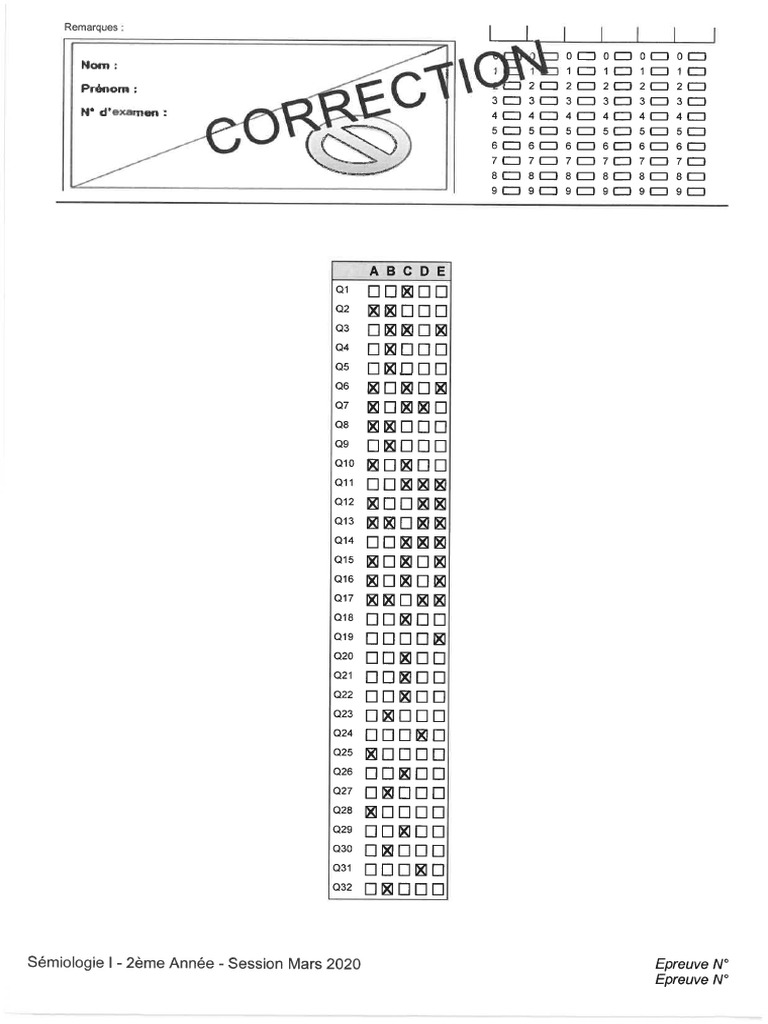 Sémio 1 Corr 2020 Normal | PDF