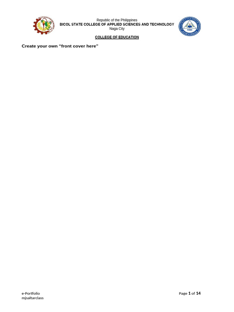 Education Student e-Portfolio | PDF | Procedural Knowledge | Cognition