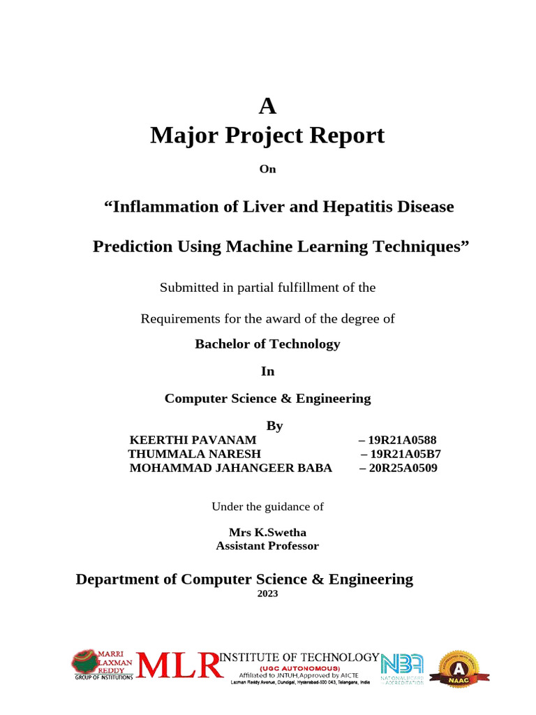 Hepatitis Disease Prediction Using - Machine.Learning | PDF | Support Vector Machine | Machine ...