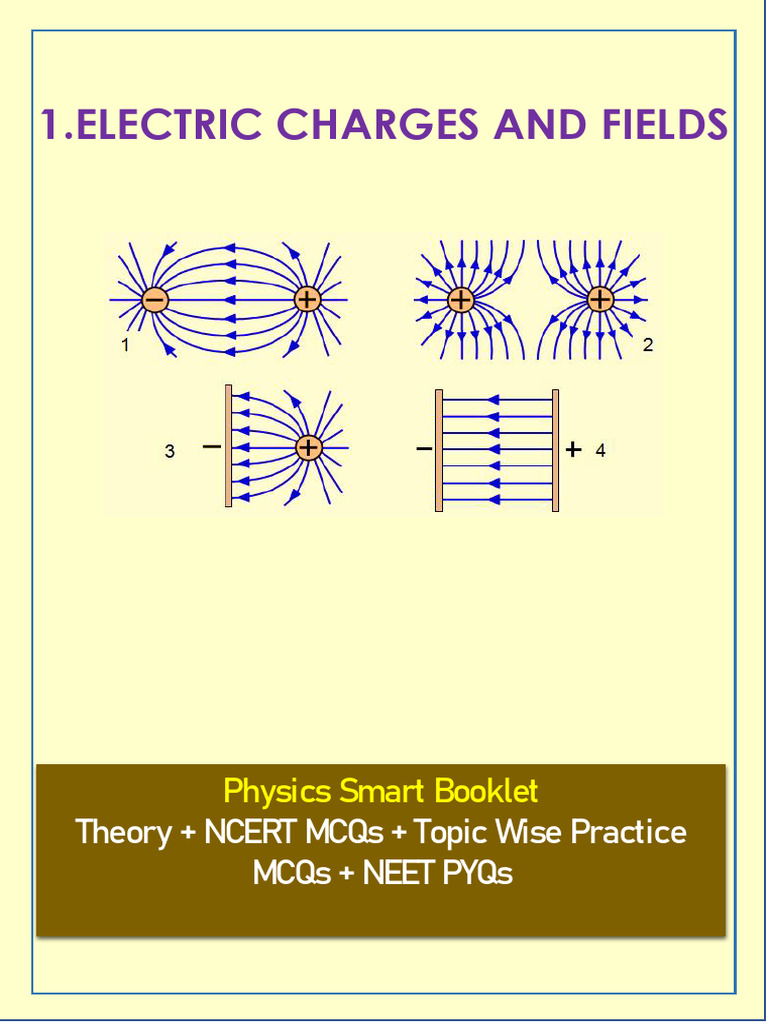 Electric Charges and Fields Overview | PDF | Electric Charge | Electric ...