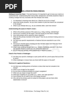 Interior Design Client Questionnaire Template | PDF | Interior Design ...