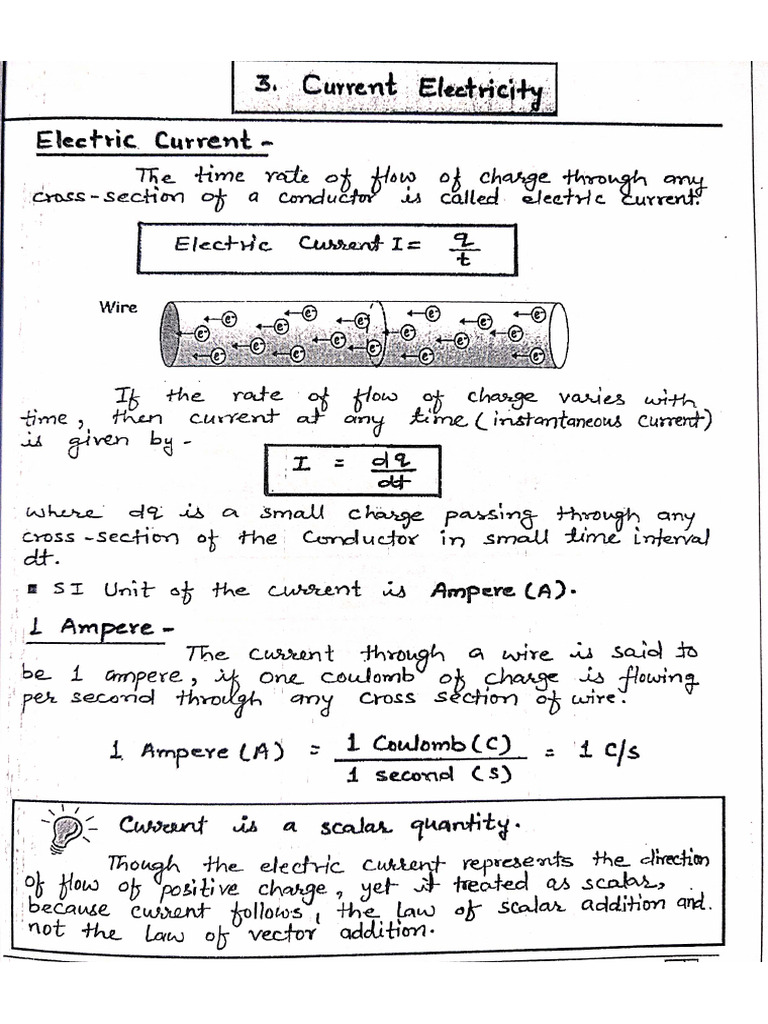Current Electricity 2. | PDF