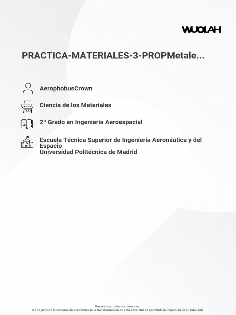 PRACTICA-MATERIALES-3-PROPMetales | PDF | Deformación (ingeniería) | Elasticidad (Física)