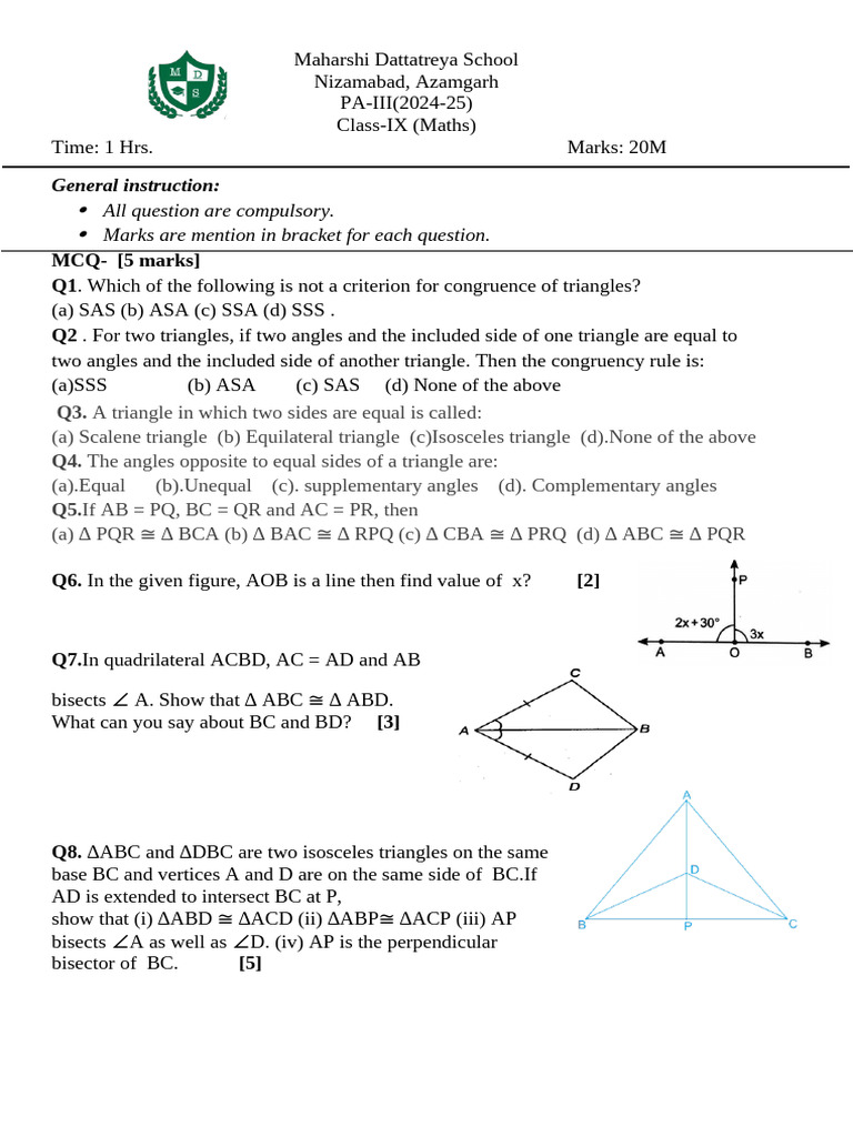 PA 3rd 9th Math | PDF