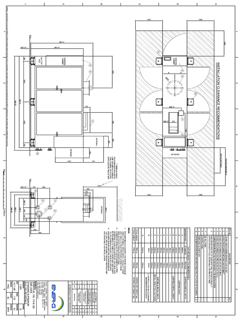 E125 Enclosure Layout | PDF
