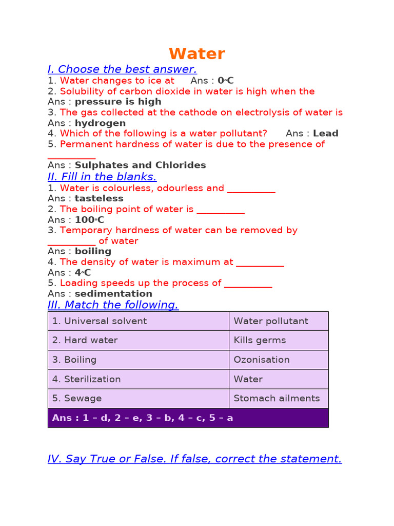 Science | PDF | Water | Water Purification