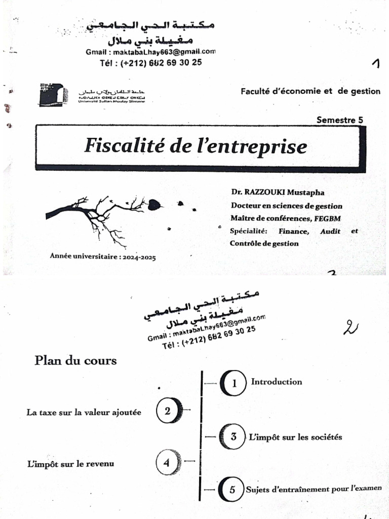 Intro&Tva#Prof Razzouki | PDF